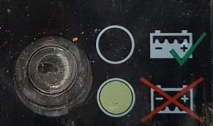 Magisches Auge Batterie
